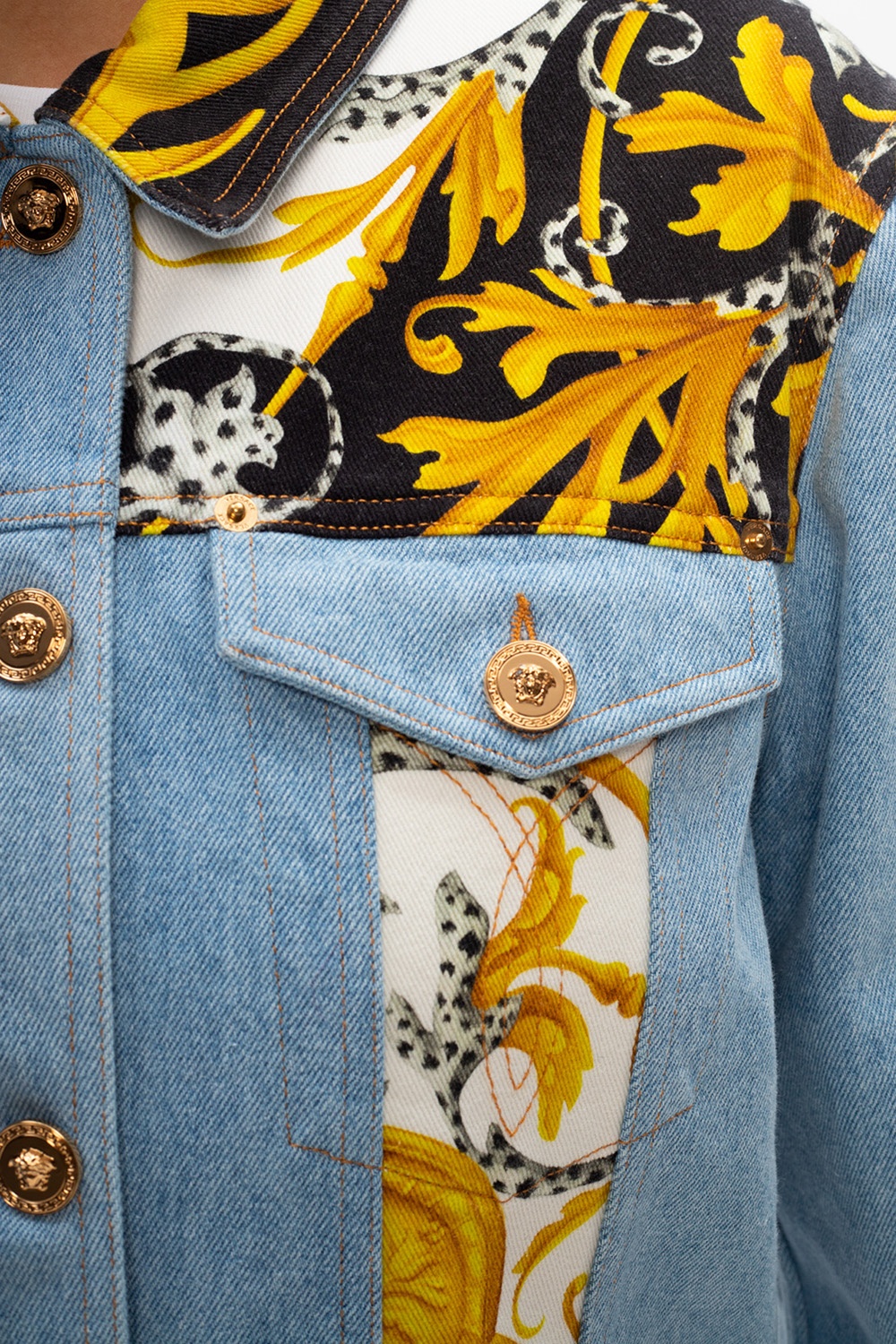 Versace Denim Jacket Womens Clothing Vitkac